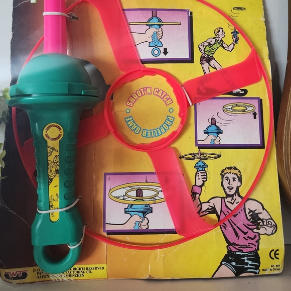 Wing Tat | Toys | Vintage 993 Nwt Wing Tat Shootn Catch Propeller Game ...